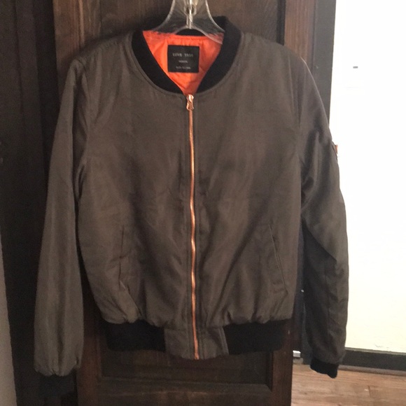 Love Tree | Jackets & Coats | Love Tree Bomber Jacket | Poshmark